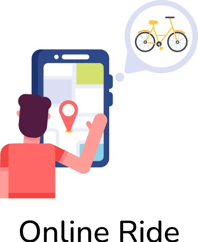 Online vehicle Royalty Free Vector Image - VectorStock