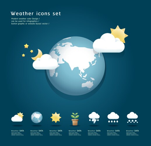 Modern design elements infographic template Vector Image
