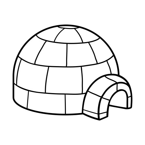 Igloo Outline Vector Images (over 830)