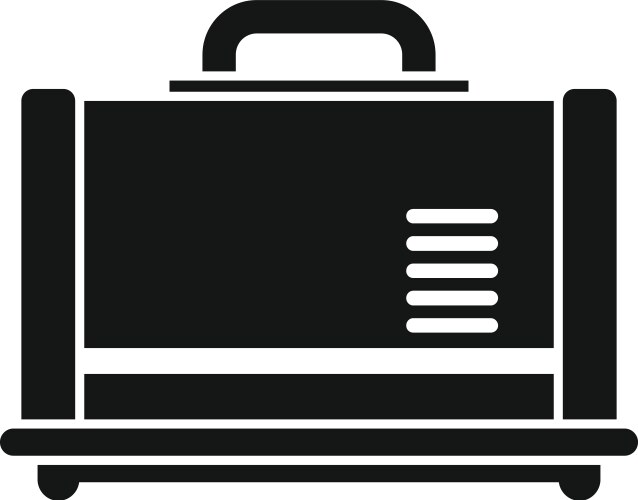 Powerful inverter welding machine with digital Vector Image