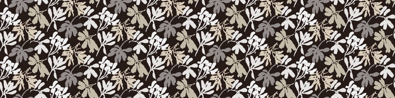 Masculine floral border with organic Royalty Free Vector