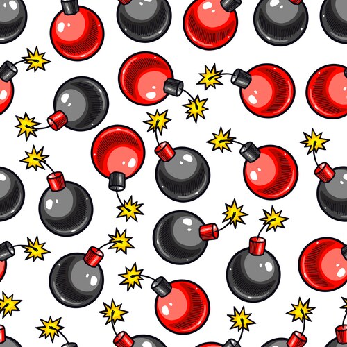 Hand bomb blast drawing Vector Images & Graphics for Commercial Use ...