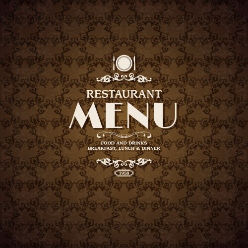 Menu furniture Royalty Free Vector Image - VectorStock