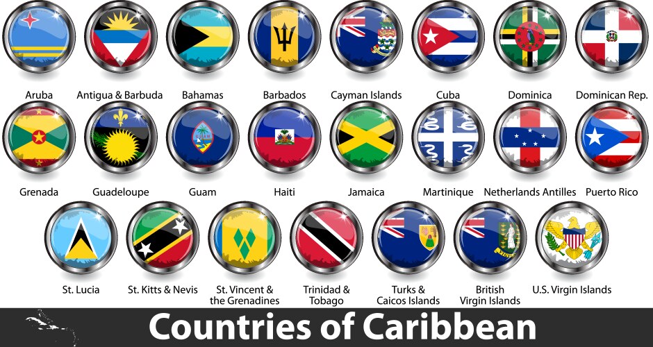 Caribbean Map Vector Images (over 7,600)