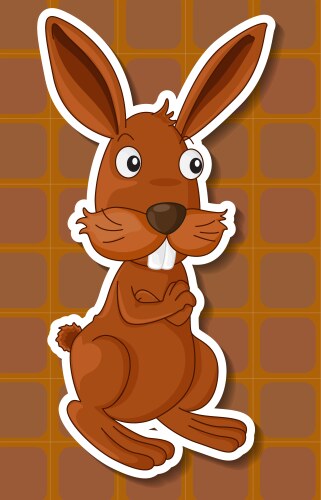 Rabbit animal neon sign Royalty Free Vector Image