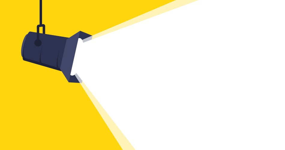 Spotlight Royalty Free Vector Image - VectorStock