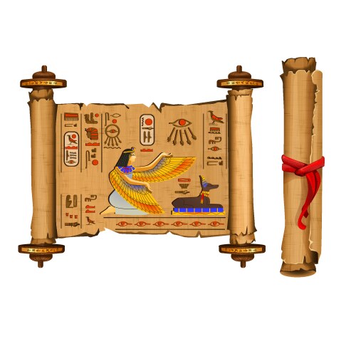 Ancient scroll Royalty Free Vector Image - VectorStock