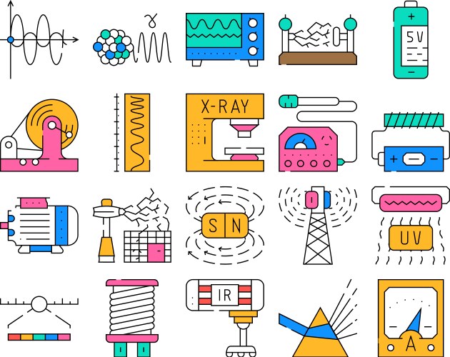 Electromagnetic Field Vector Images (over 2,800)