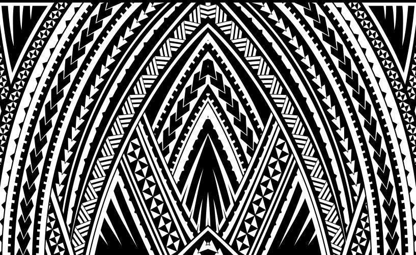 Samoa style ornament Royalty Free Vector Image