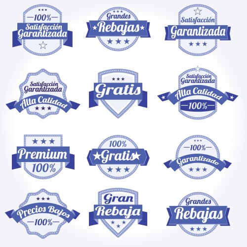Retro emblems set Royalty Free Vector Image - VectorStock
