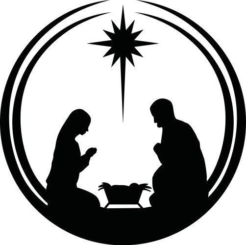 Christmas nativity scene 9 Royalty Free Vector Image