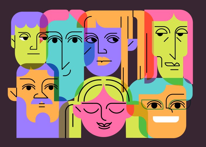 Stylized Faces Vector Images (over 10,000)