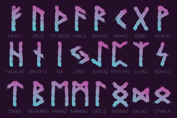 Rune Vector Images (over 8,200)