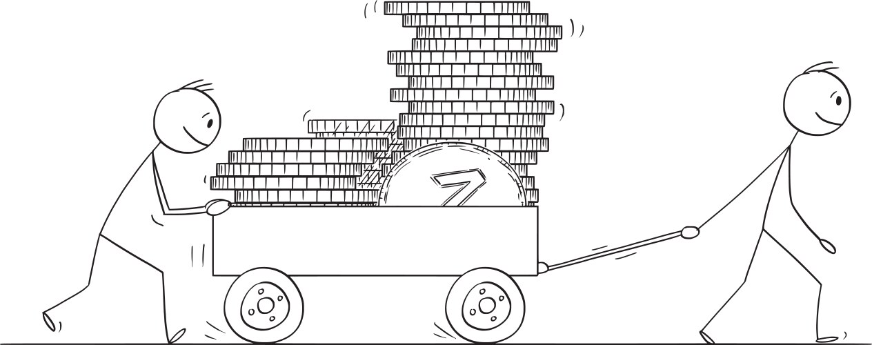 Cartoon Pushing Vector Images (over 14,000)