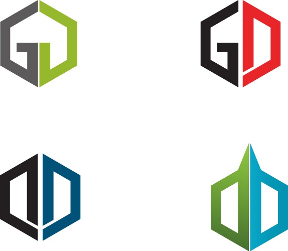 Pyramid logo and symbol element Royalty Free Vector Image