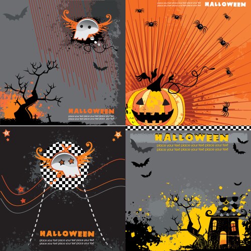 Halloween backgrounds Royalty Free Vector Image