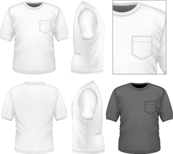T-Shirt Side View Vector Images (over 3,300)