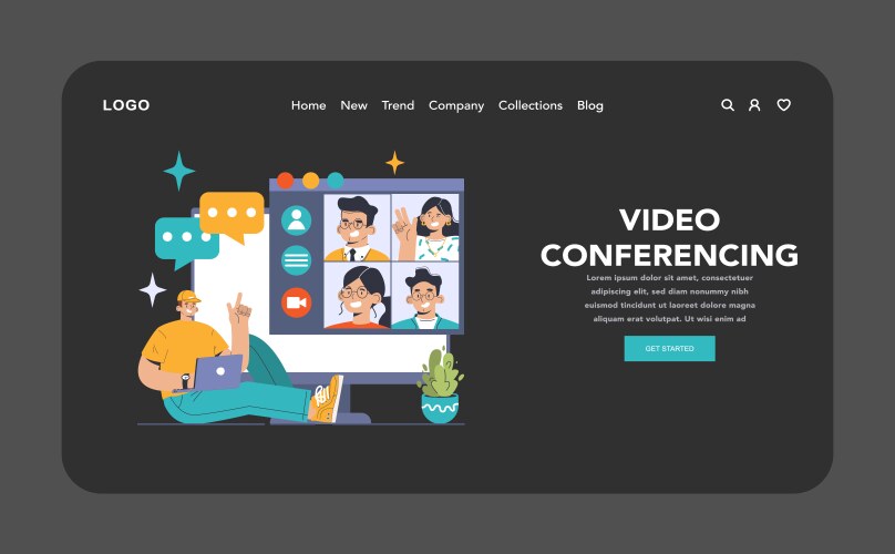 Video Conferencing Vector Images (over 2,100)