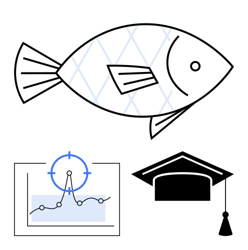 Graduation Fish Vector Images (over 370)
