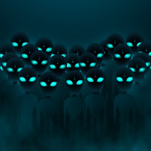 Alien Silhouette Vector Images (over 8,500)