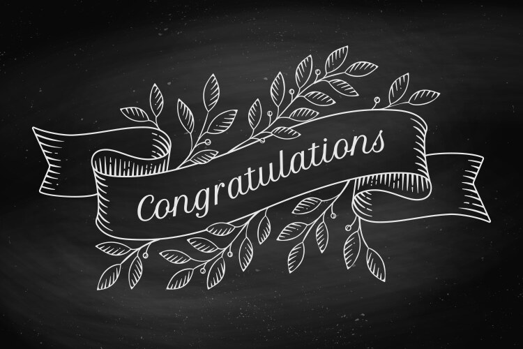 Black Congratulations Vector Images (over 130,000)