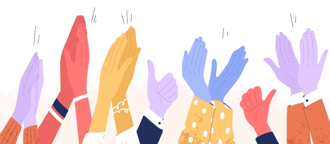 Clapping Hands Cartoon Vector Images (over 1,800)