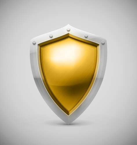 Protection shield Royalty Free Vector Image - VectorStock