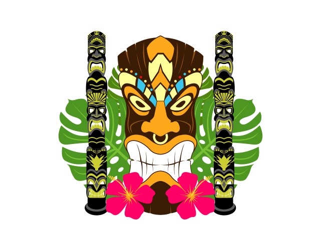 Tiki Vector Images (over 8,200)