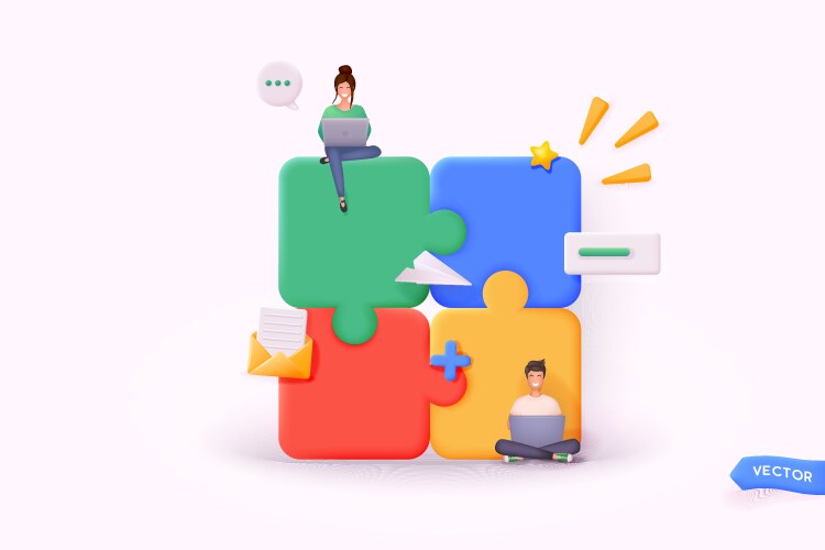 Connecting Concept Vector Images (over 830,000)