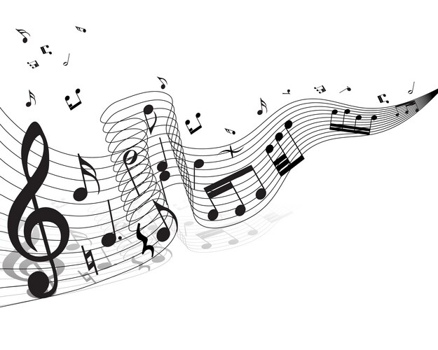 Musical staff Royalty Free Vector Image - VectorStock