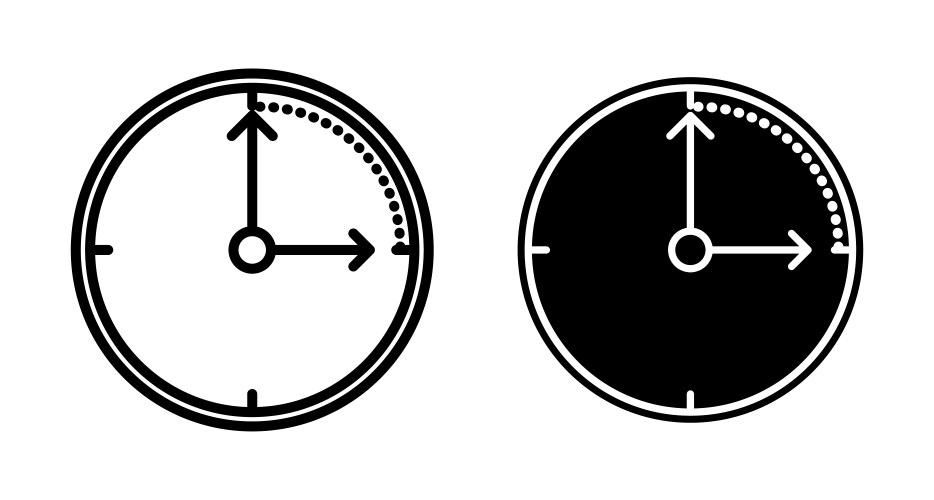 Past time icon Royalty Free Vector Image - VectorStock