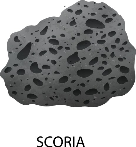 Amber realistic mineral composition Royalty Free Vector