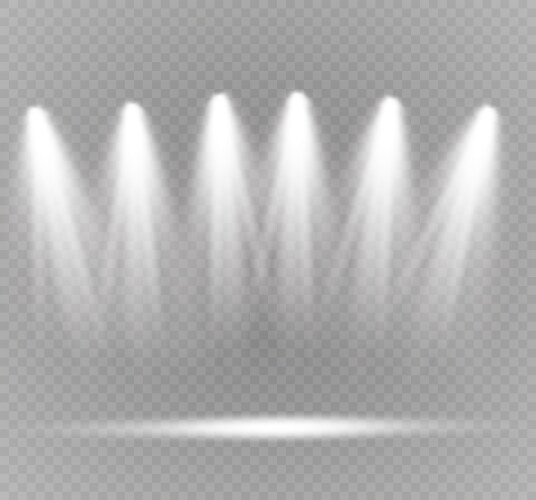 Spotlight light effect Royalty Free Vector Image