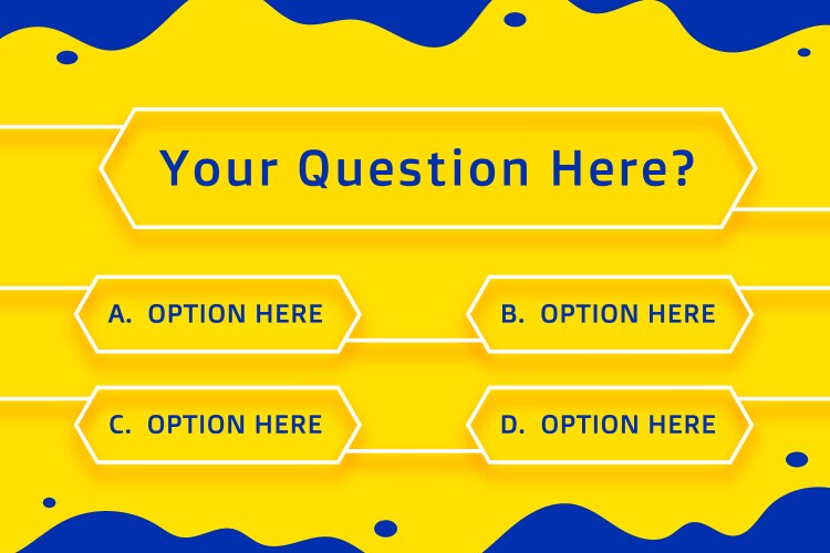 Multiple Choice Questions Vector Images (over 540)
