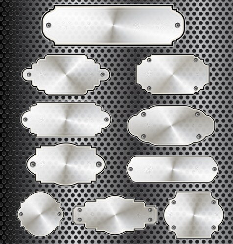 Blank frame and label collection Royalty Free Vector Image