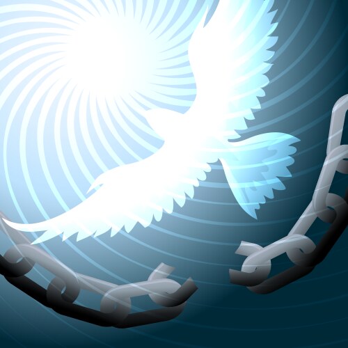 Wings freedom Royalty Free Vector Image - VectorStock