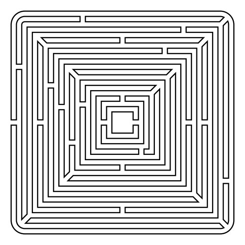 Labyrinth Royalty Free Vector Image - VectorStock