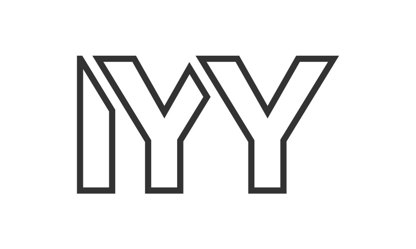 Okc logo design template with strong and modern Vector Image