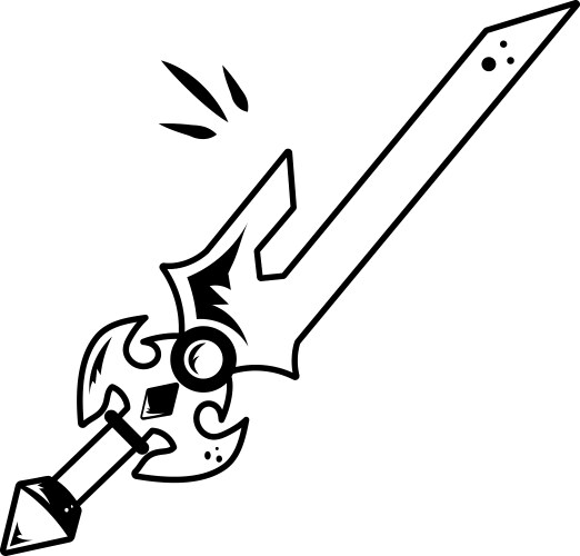 Sword Royalty Free Vector Image - VectorStock