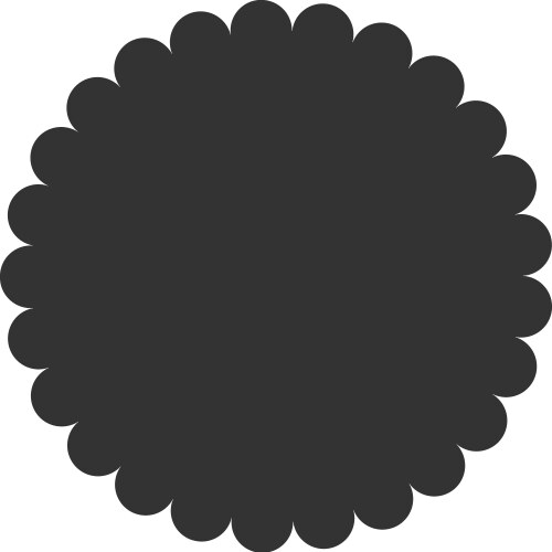 Black shape blank retro label decorative badge Vector Image