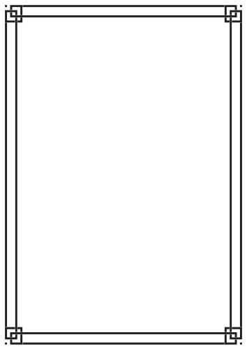 Paper design vintage style page border Royalty Free Vector