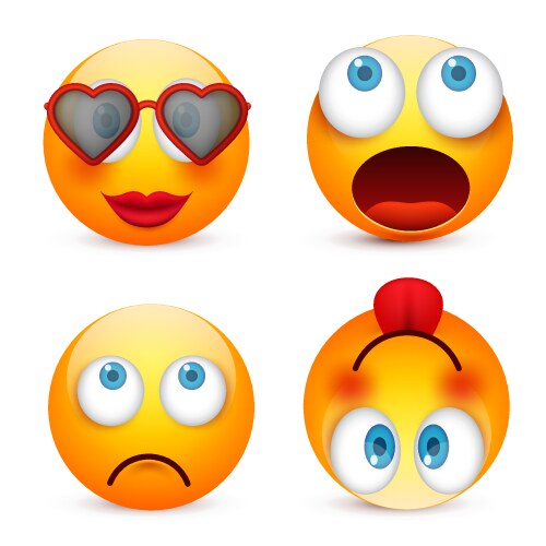 Funky emoticon Royalty Free Vector Image - VectorStock