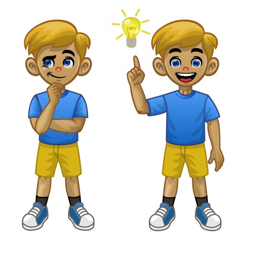 Smart Boy Cartoon Vector Images (over 16,000)