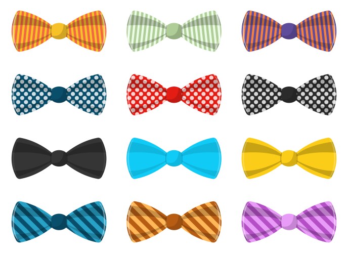 Realistic bow tie Royalty Free Vector Image - VectorStock