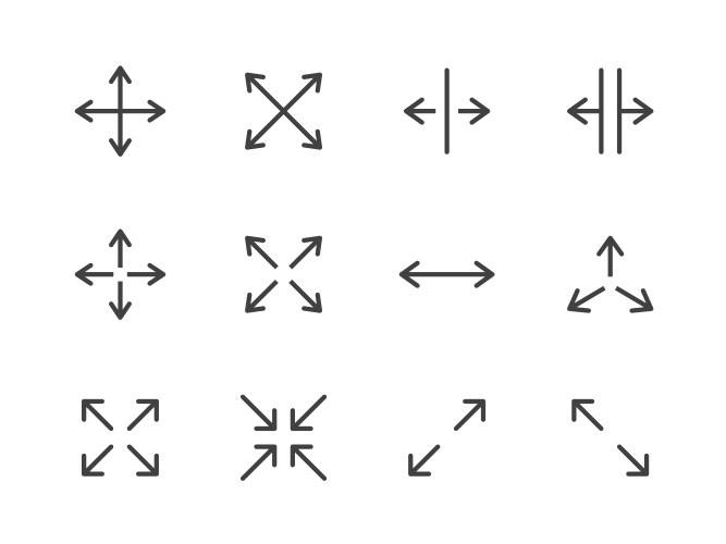 Expansion Symbol Vector Images (over 2,500)