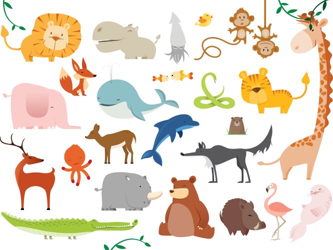 Wild Animals Vector Images (over 680,000)