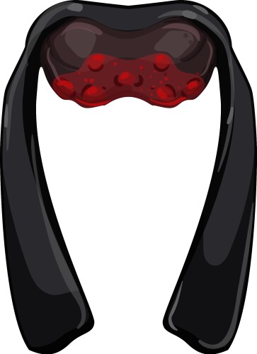 Back neck massage cartoon Royalty Free Vector Image