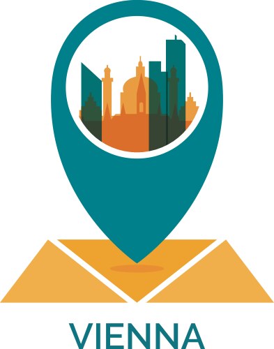 Vienna logo Royalty Free Vector Image - VectorStock