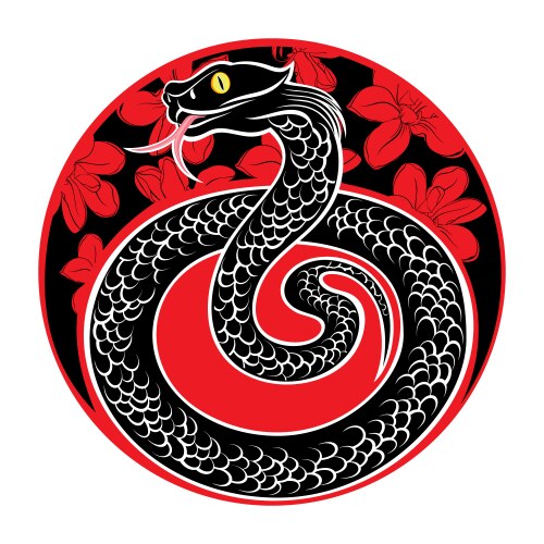 Snake symbol Royalty Free Vector Image - VectorStock