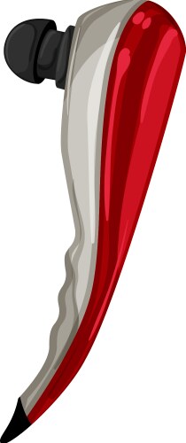 Pain neck massage cartoon Royalty Free Vector Image